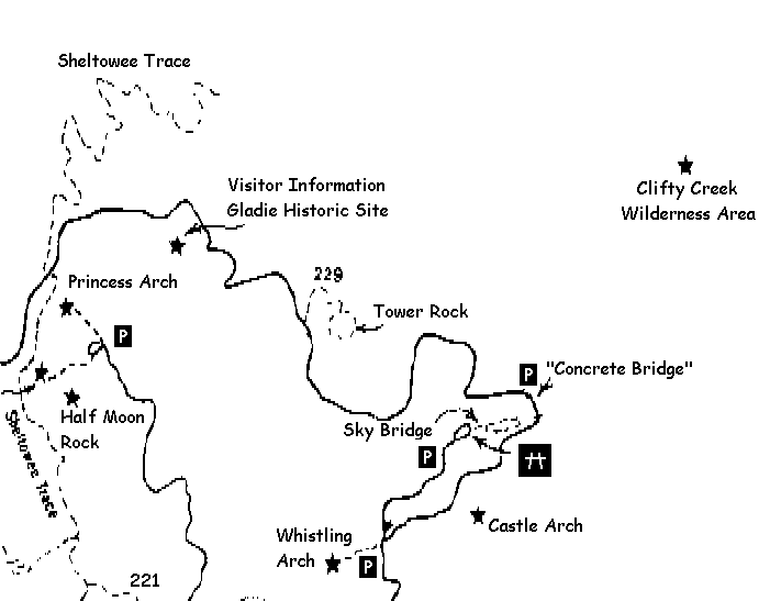 Maps of Red River Gorge